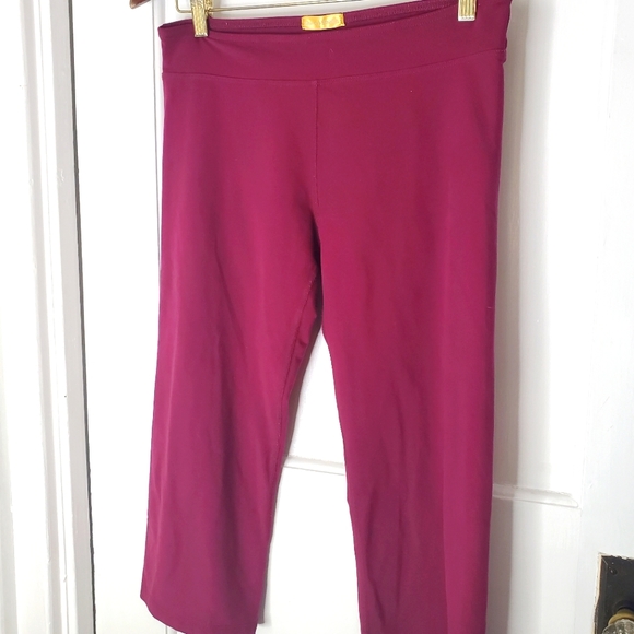shiva Shatki | Pants & Jumpsuits | Shiva Shakti Maroon Capri Yoga Pants ...